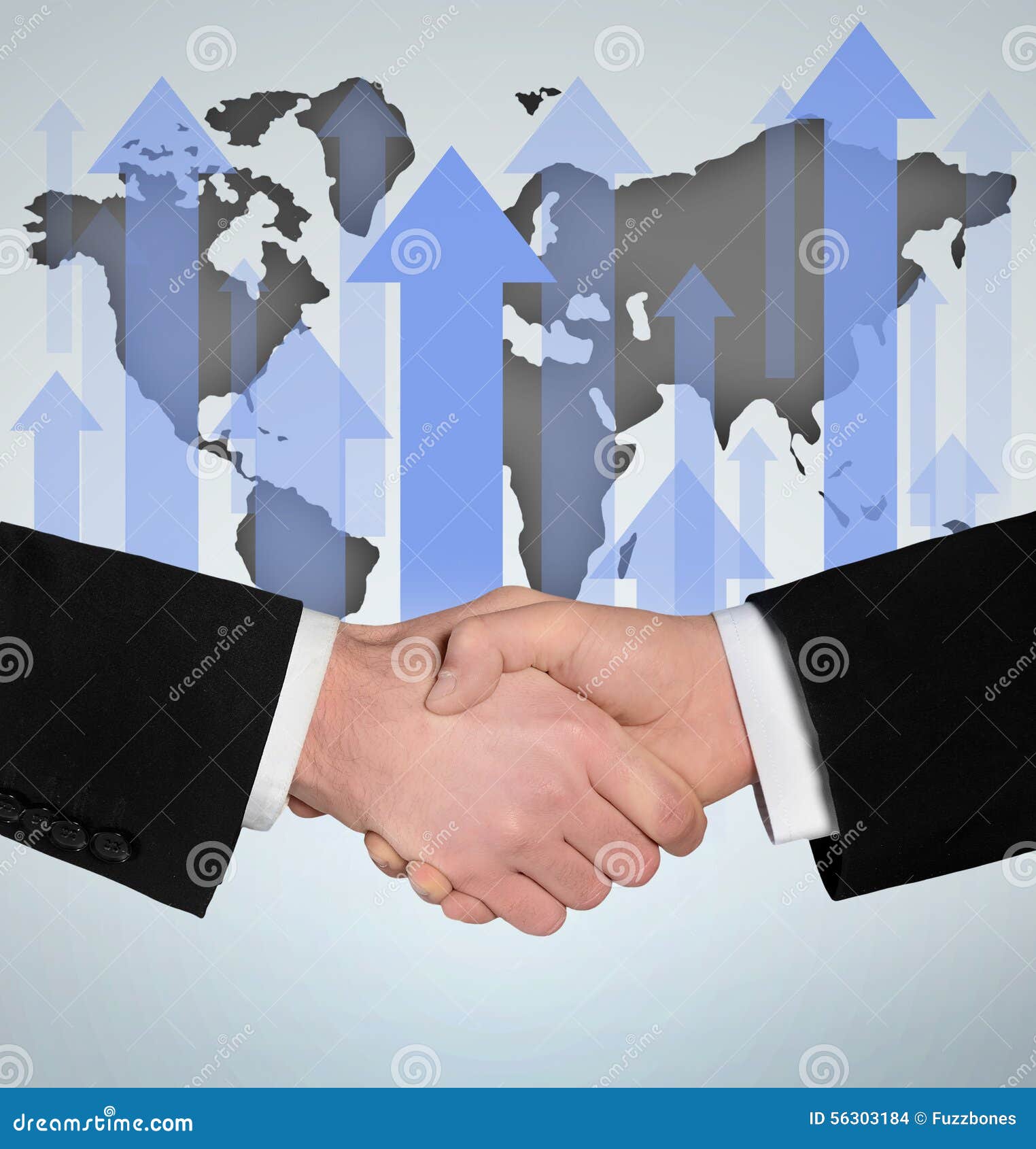 Handshake and world map stock photo. Image of meeting - 56303184