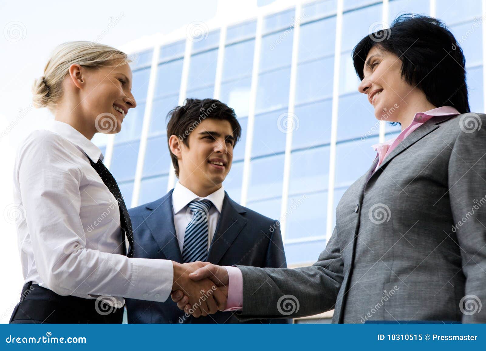 Handshaking stock image. Image of collaboration, great - 10310515