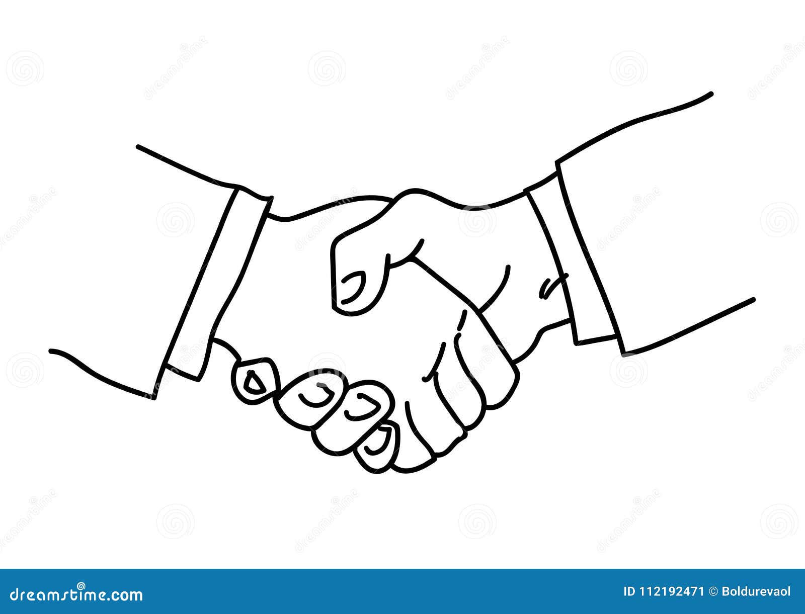 Handskakning vektor illustrationer. Illustration av tecknat - 112192471