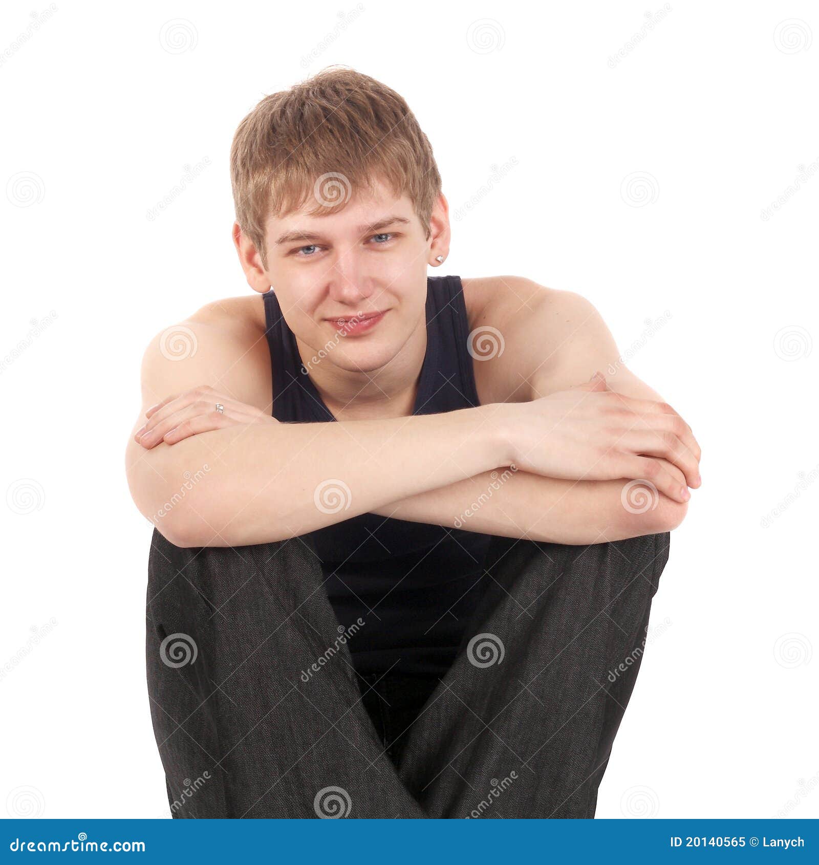 Handsome stock image. Image of male, floor, adult, attractive - 20140565