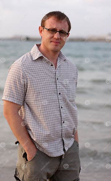 A handsome 35-year-old man stock image. Image of fashion - 14616619