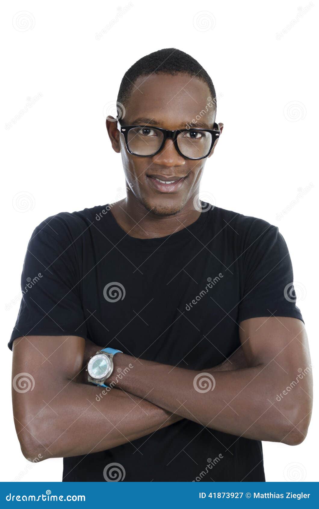 Handsome African Man Portrait Stock Image - Image of nice, male: 41873927