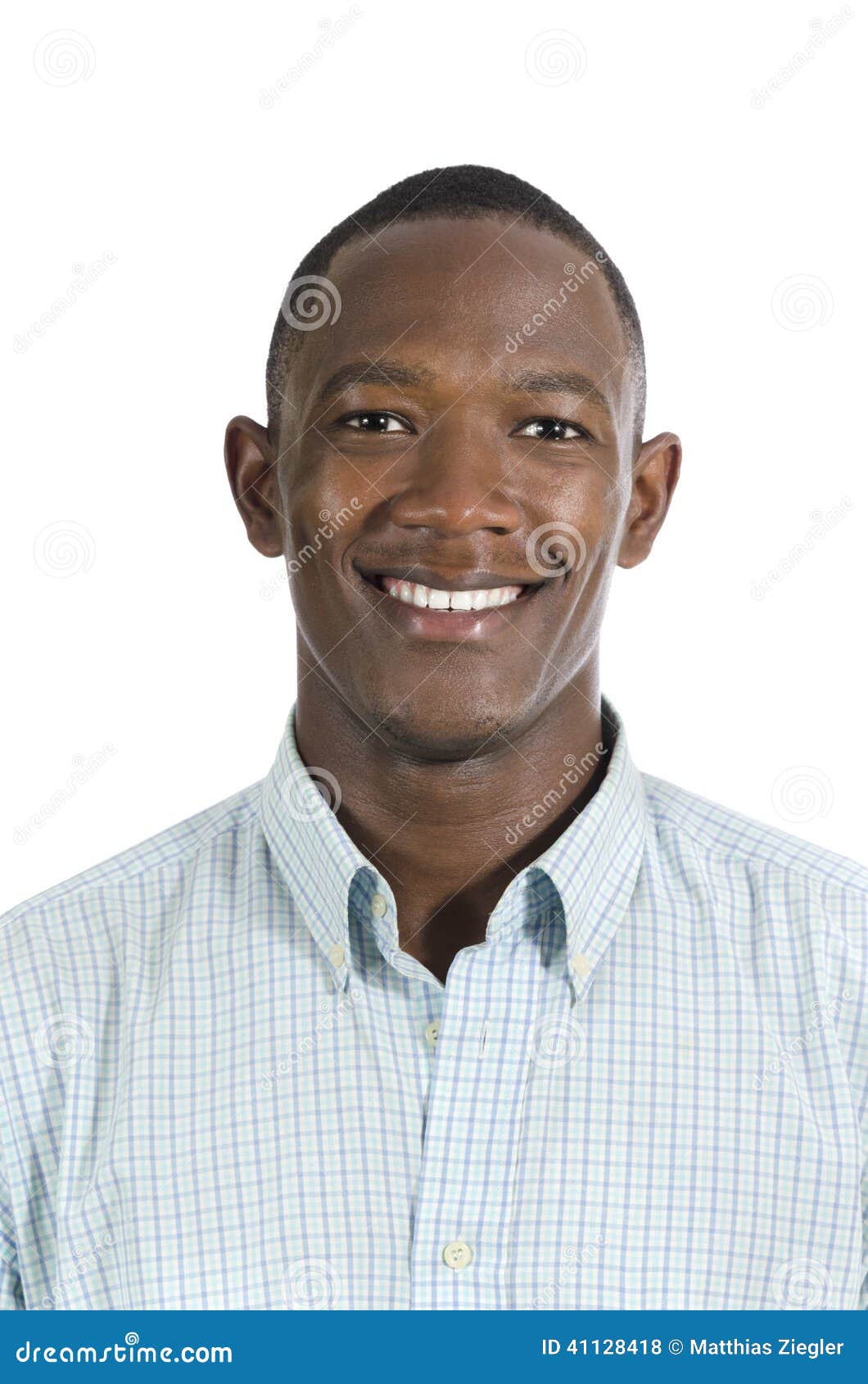 Handsome African Man Portrait Stock Photo - Image of business, modern ...