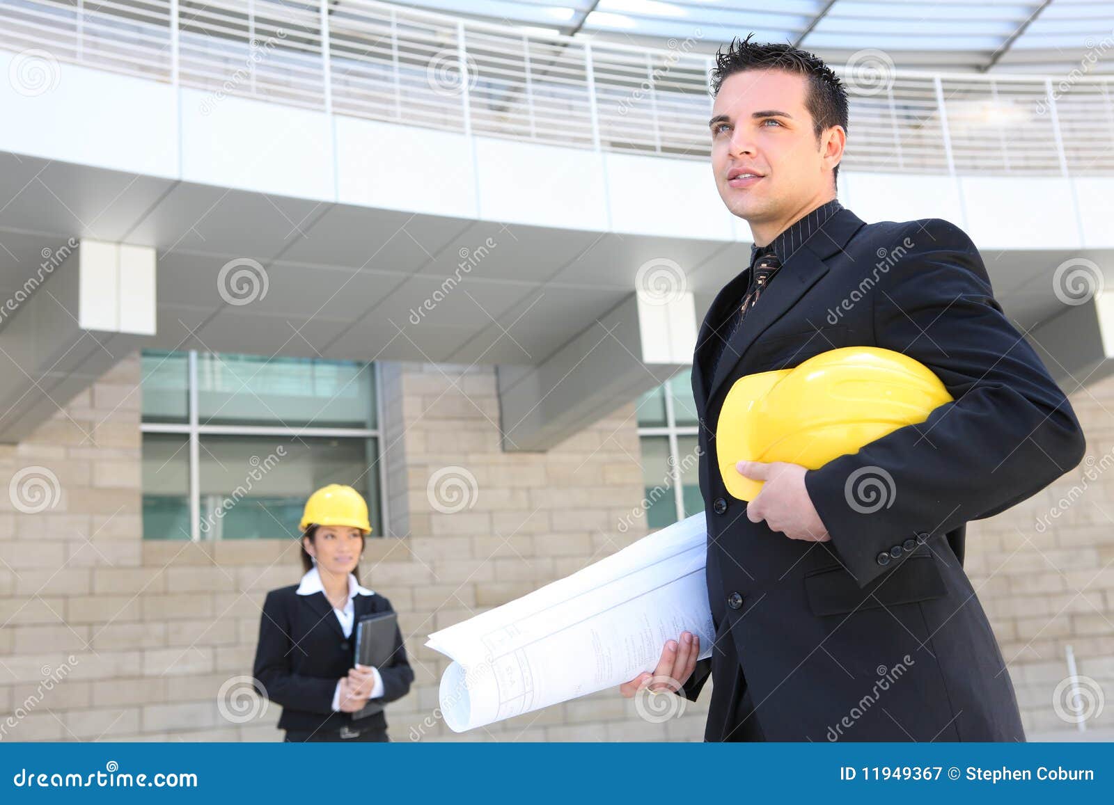 Handsome Architect Man stock image. Image of industry - 11949367