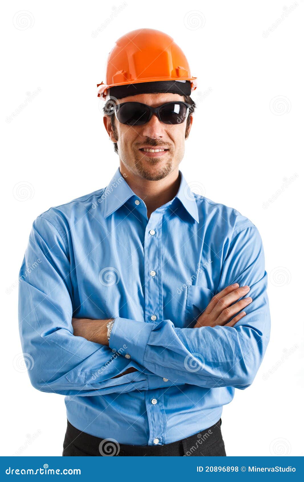 Handsome Architect Portrait Stock Photo - Image of entrepreneur ...