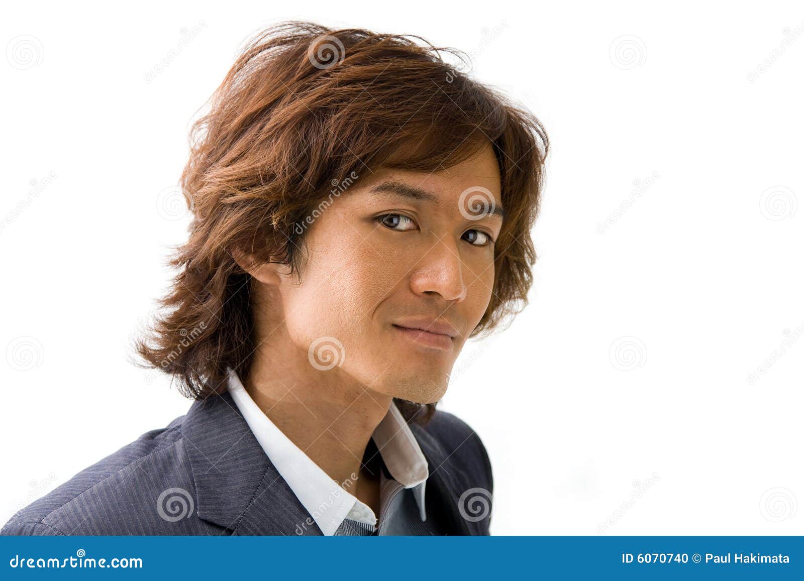 Handsome Asian guy stock photo. Image of male, white, thai - 6070740