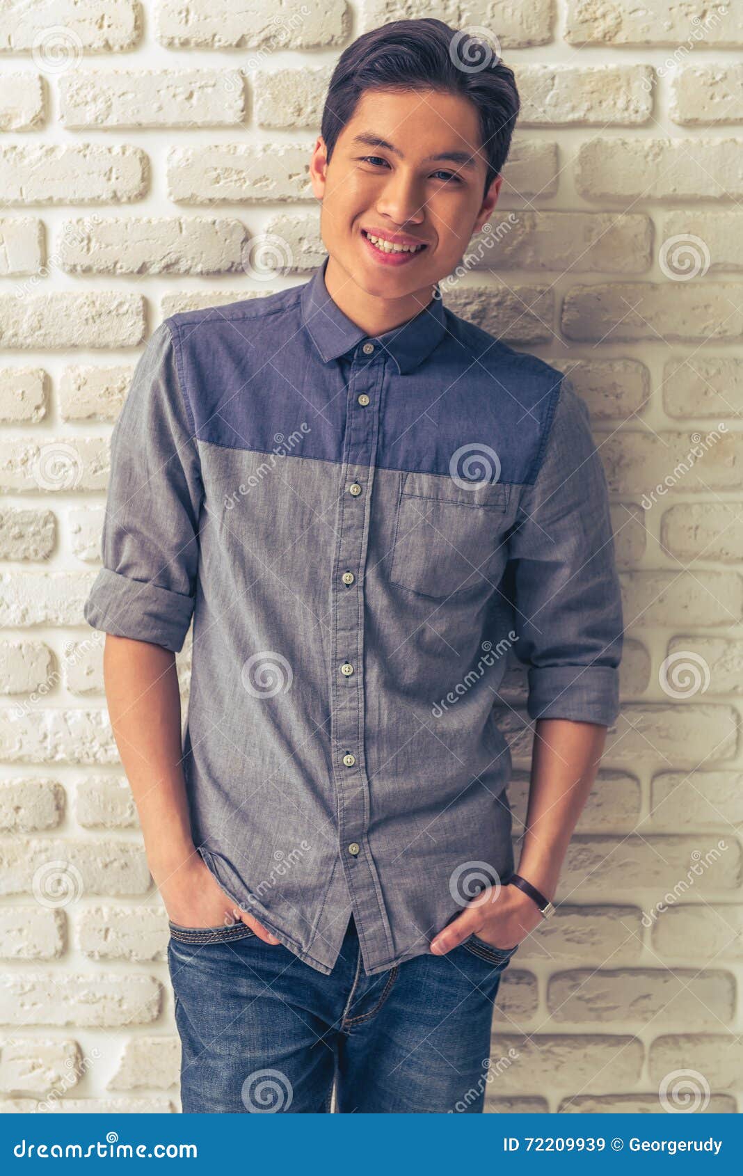 Handsome Asian guy stock image. Image of lifestyle, concept - 72209939