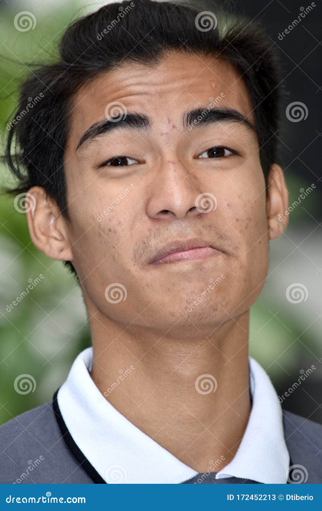 A Handsome Asian Man Portrait Stock Image - Image of looking, handsome ...