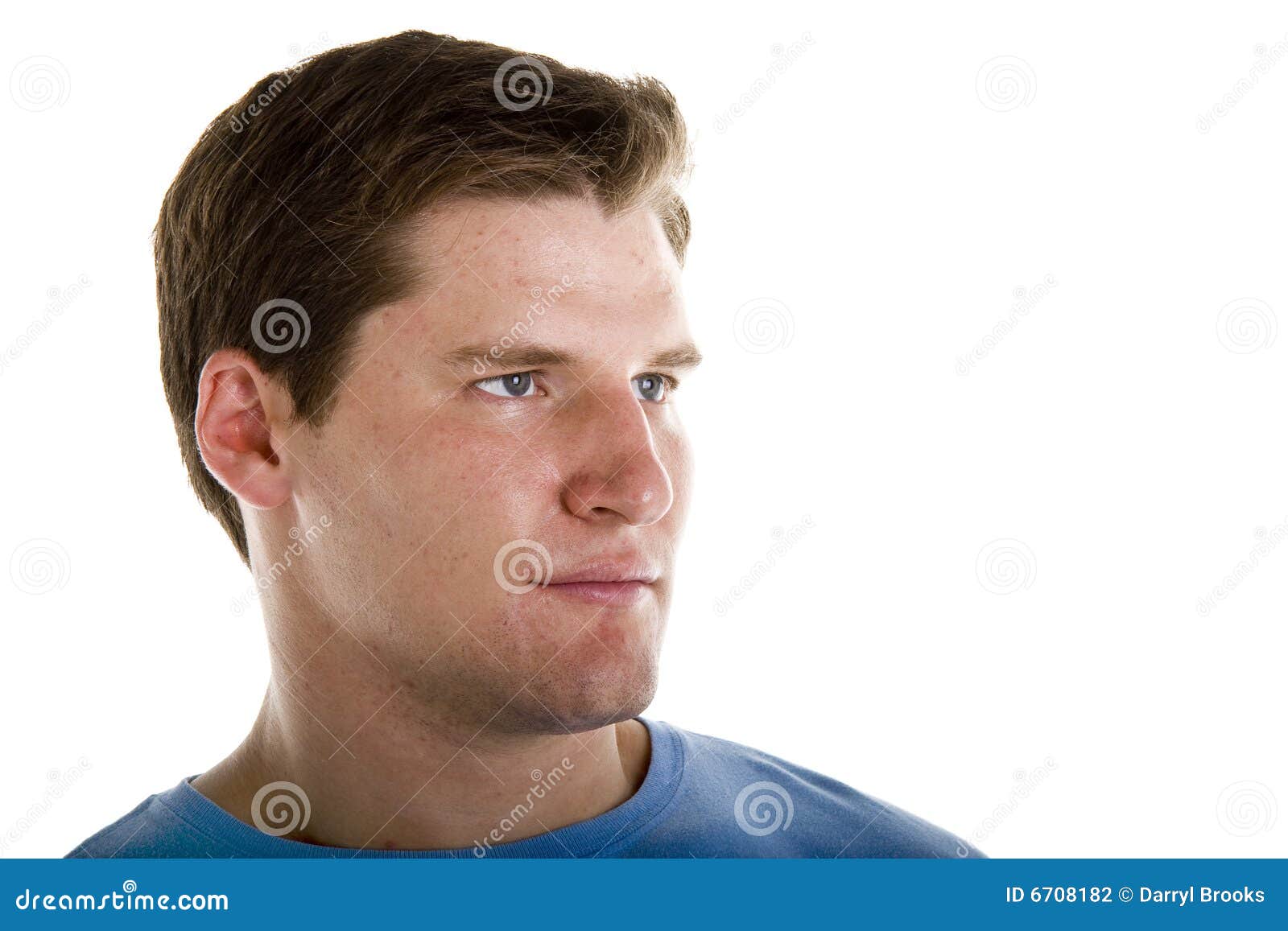 Handsome Athletic Man Looking Left Stock Photography - Image: 6708182