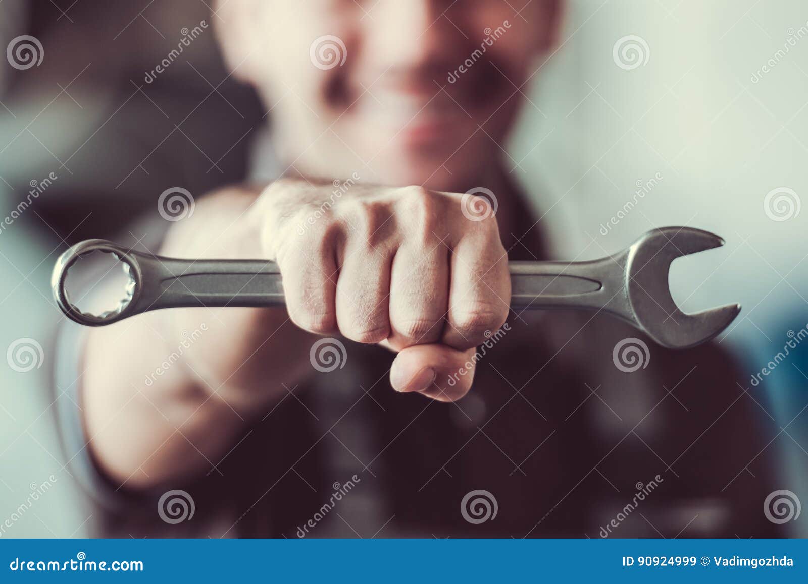 Handsome Auto Service Worker Stock Image - Image of labor, professional ...