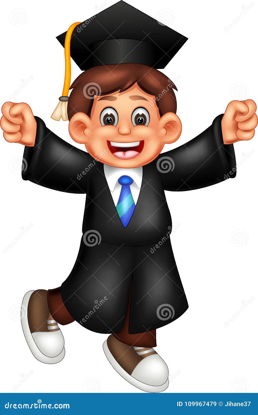 Handsome Bachelor Cartoon Standing with Laughing and Waving Stock ...