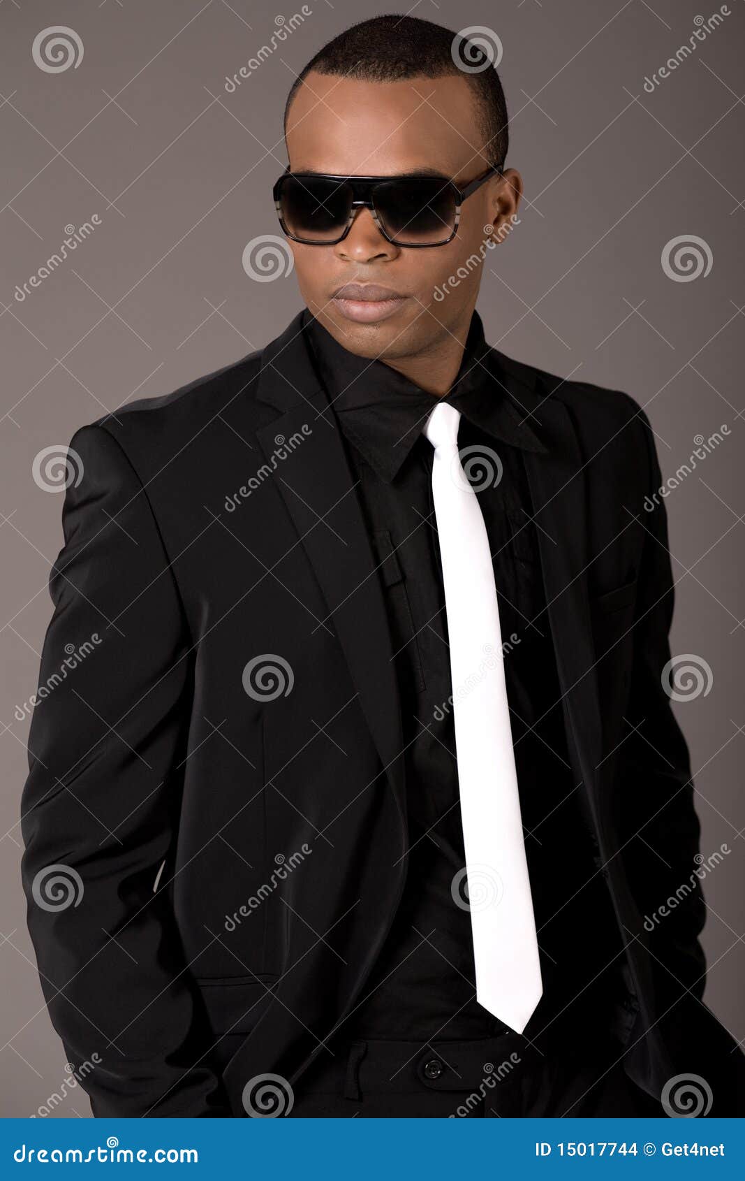 Handsome Black Man in Business Suit Stock Photo - Image of boss, suit ...