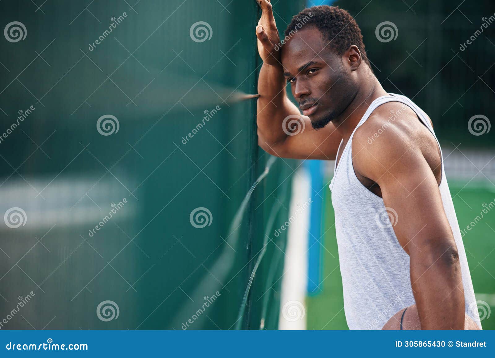 Handsome Black Man is Posing Outdoors at Daytime Stock Photo - Image of ...