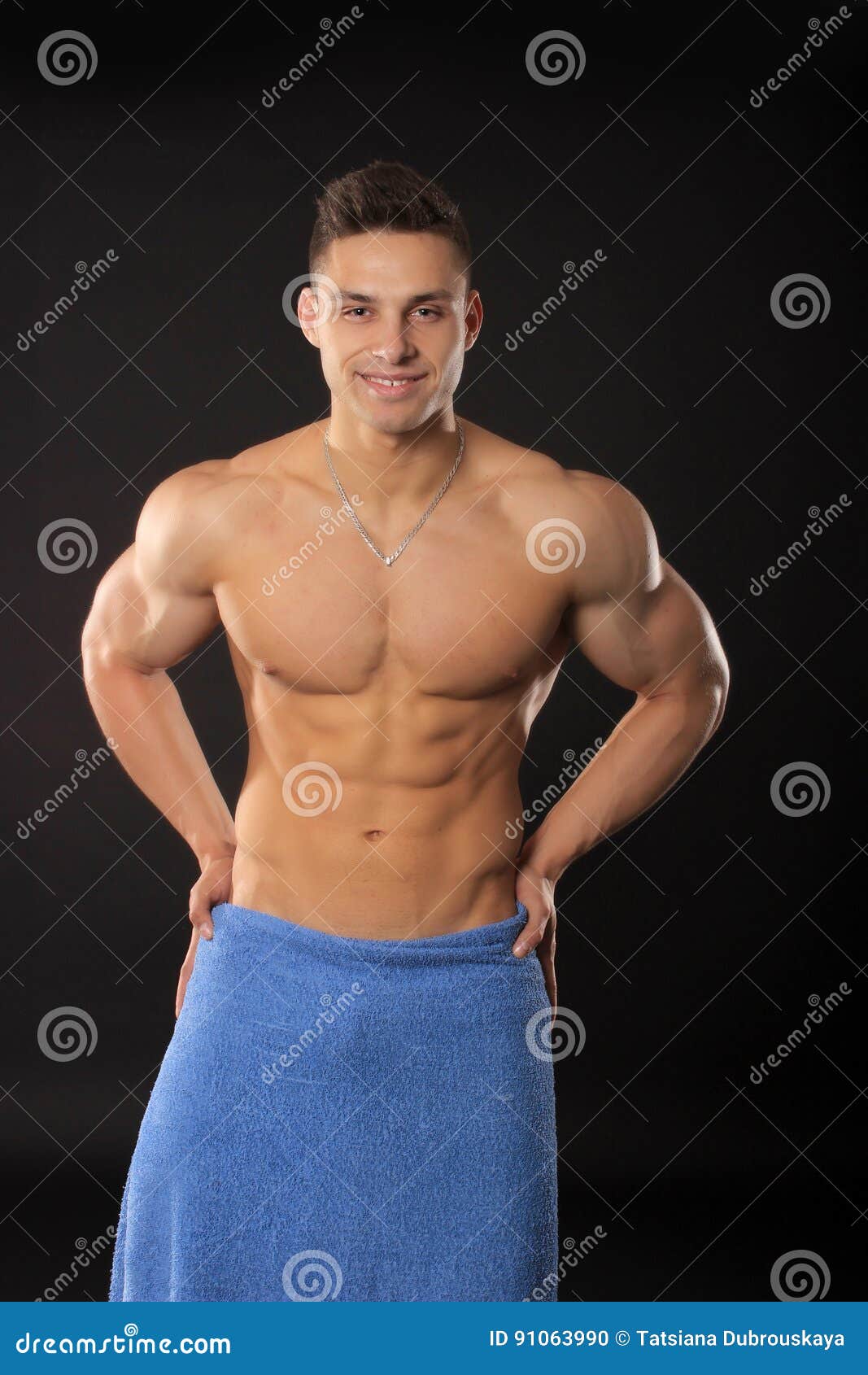 Handsome Bodybuilder Man in Shorts Stock Photo - Image of person, hunk ...