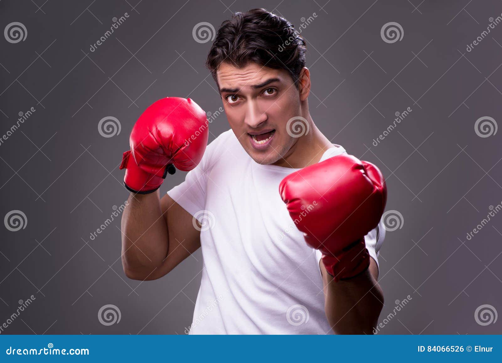 The Handsome Boxer in Boxing Concept Stock Photo - Image of boxer ...