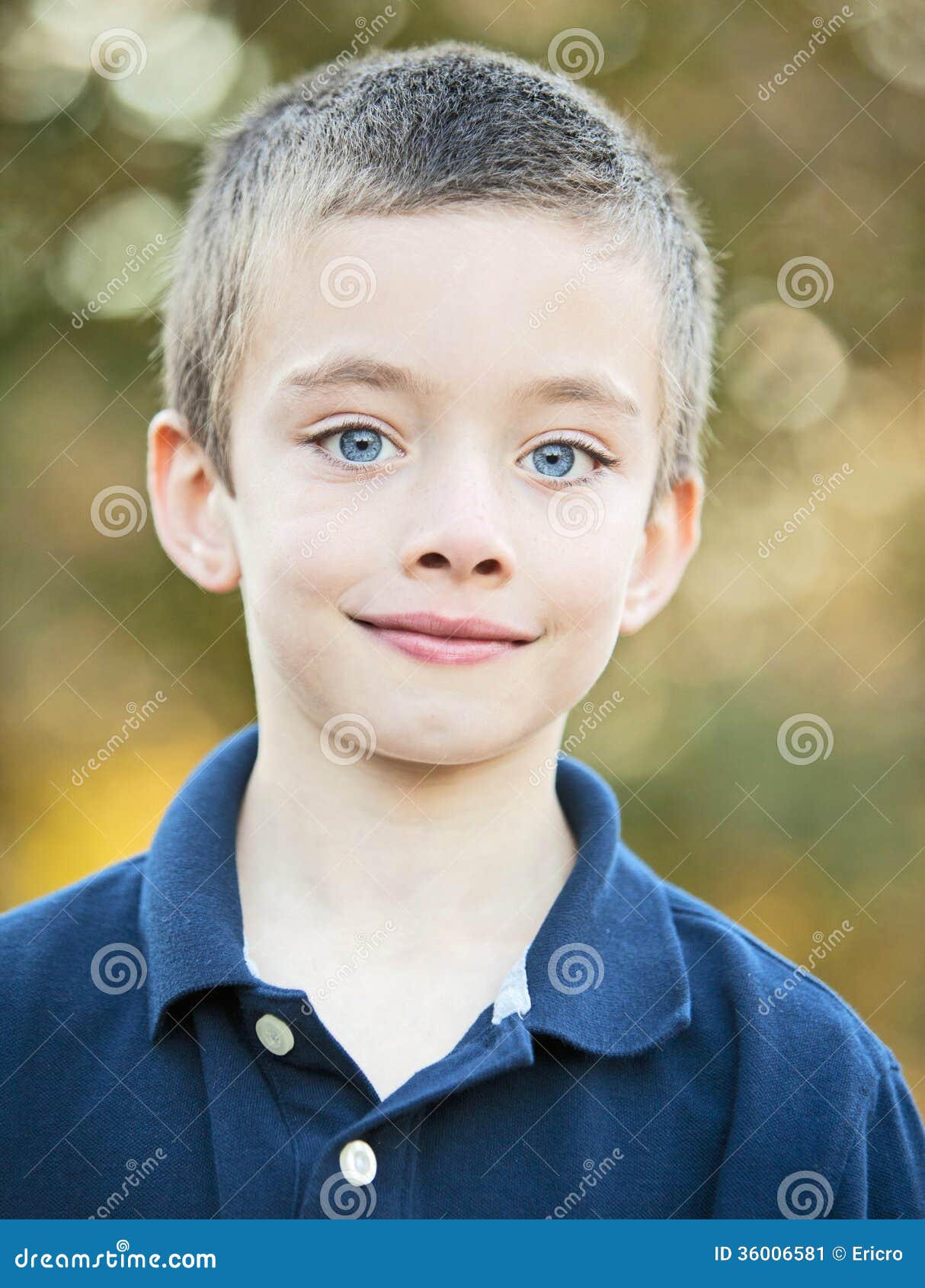 Handsome Boy Portrait Outside Stock Image - Image of intense, casual ...