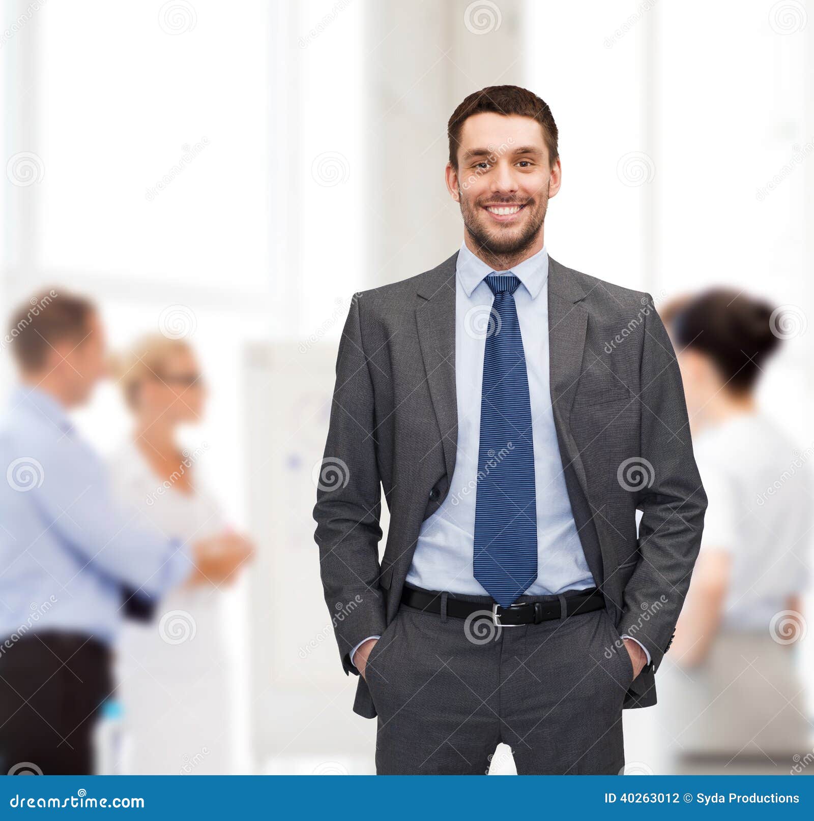 Handsome buisnessman stock photo. Image of entrepreneur - 40263012