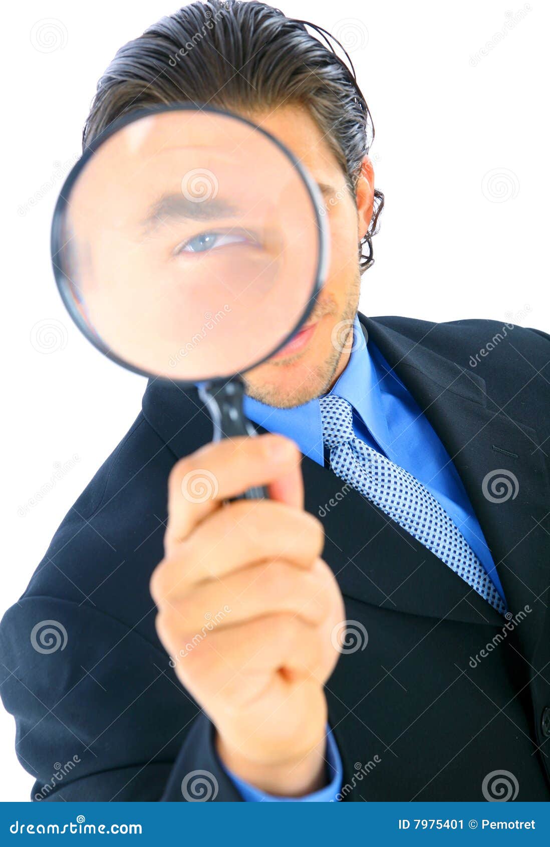 Handsome Business Investigator Stock Image - Image of corporate, adult ...