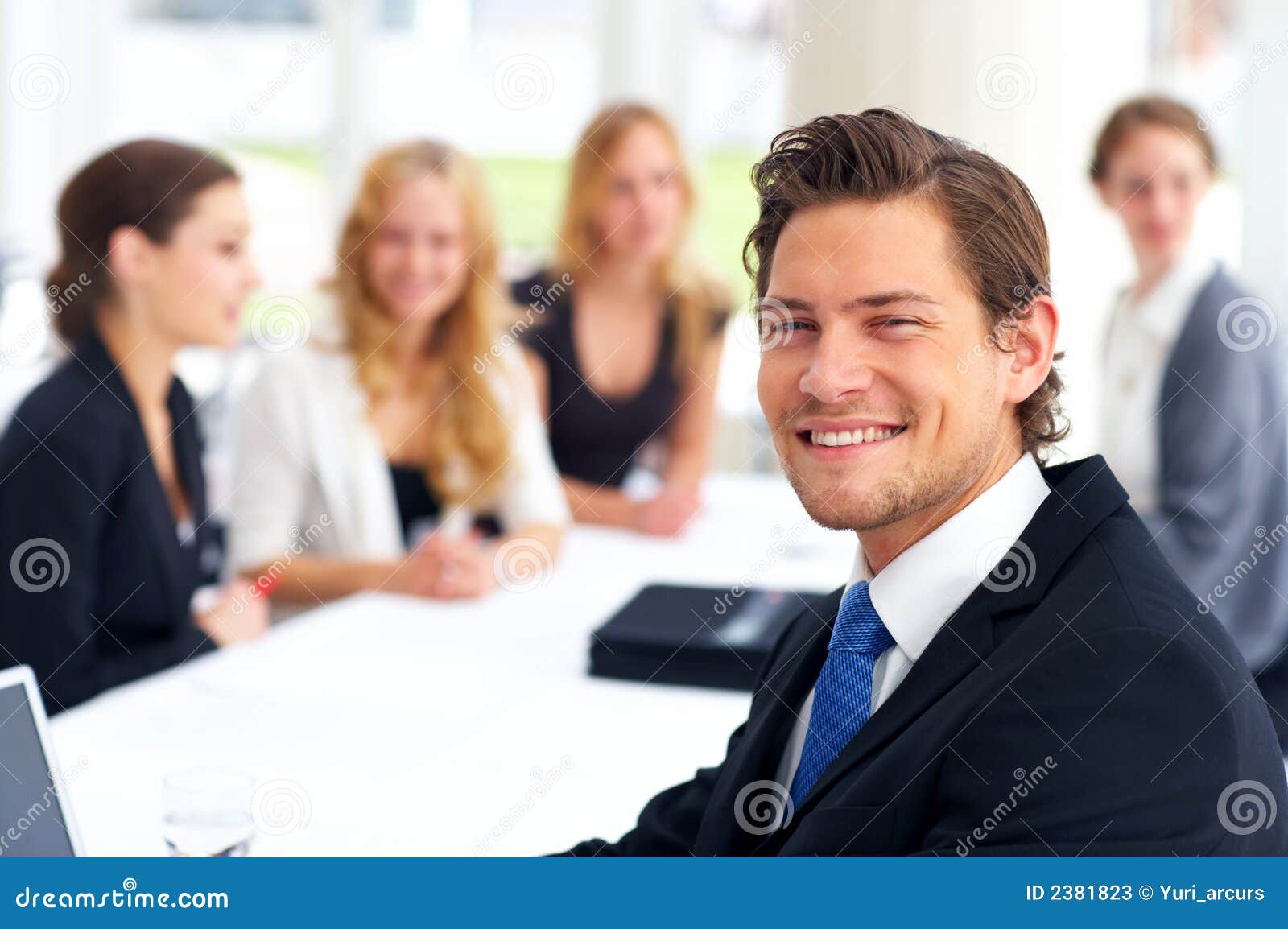 Handsome business leader stock image. Image of portrait - 2381823