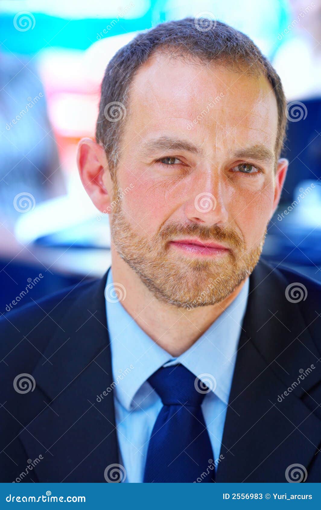 Handsome business leader stock image. Image of office - 2556983