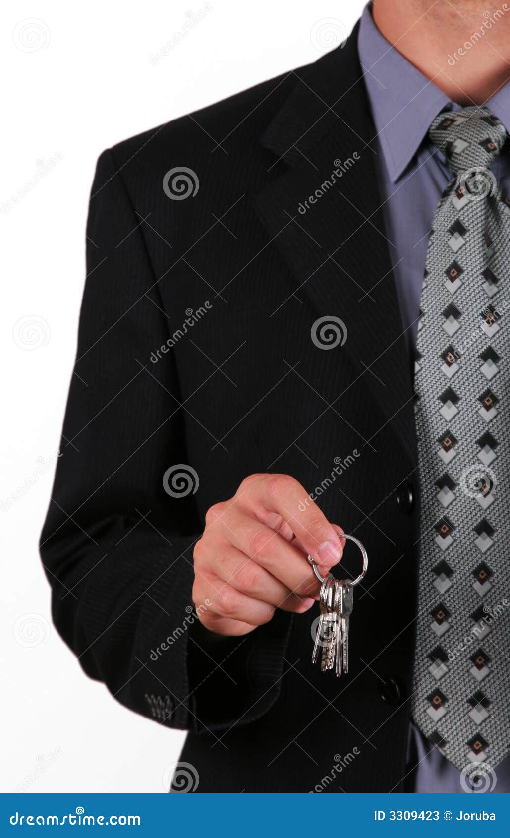 Handsome Business Man with Key Stock Image - Image of home, handsome ...