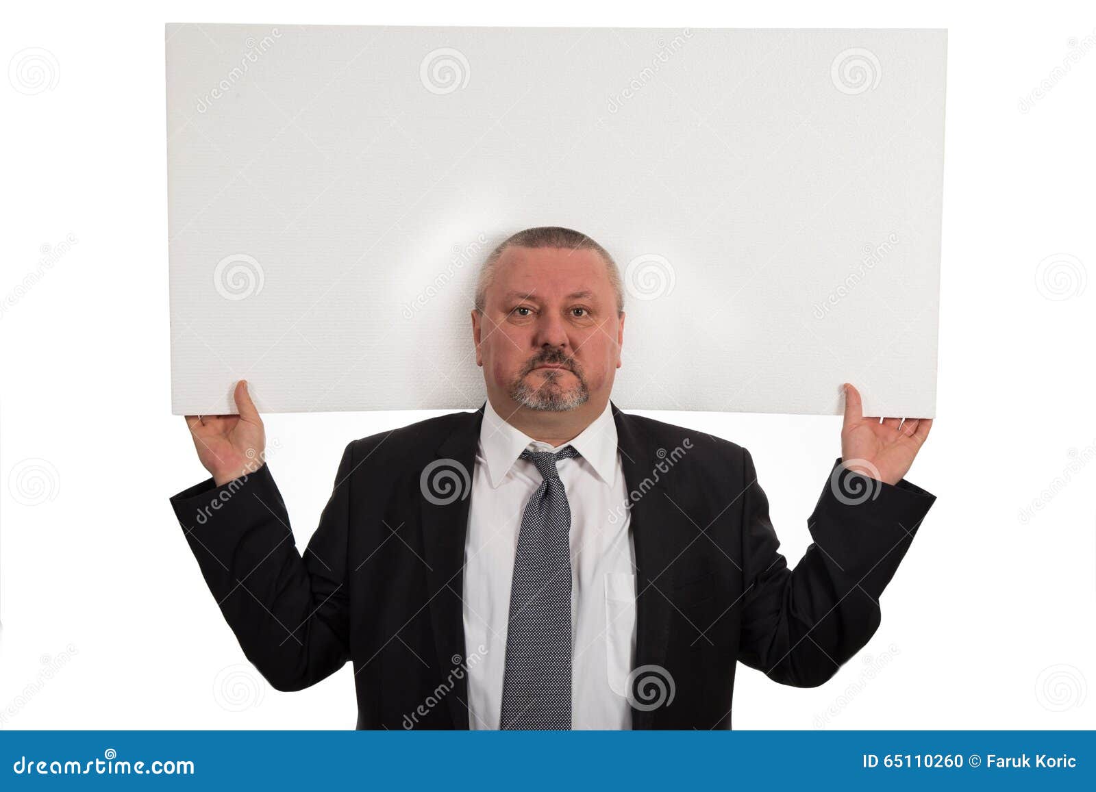 Handsome Business Man Presenting Your Product Stock Photo - Image of ...