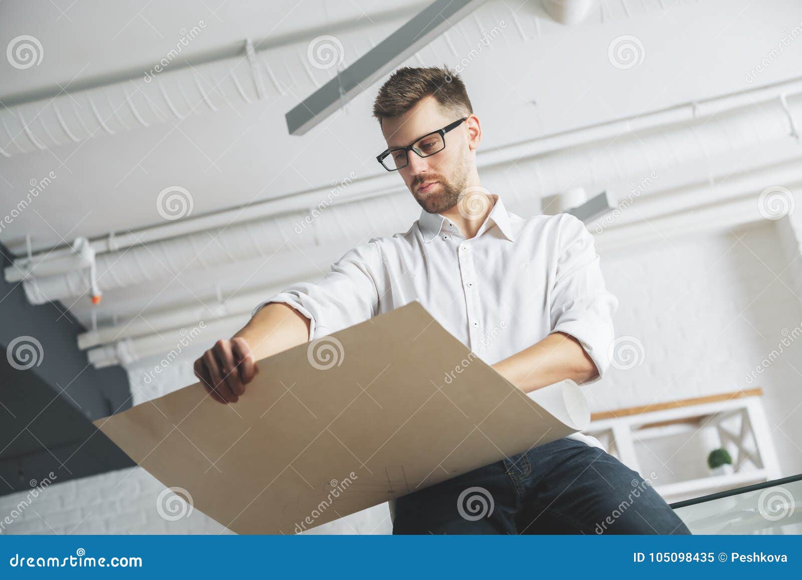 Handsome Business Man Working on Project Stock Image - Image of bottom ... Handsome Business Man Working on Project Stock Image - Image of bottom ...