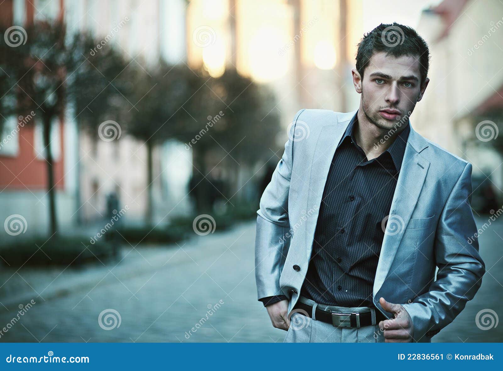 Handsome businessman stock image. Image of city, portrait - 22836561