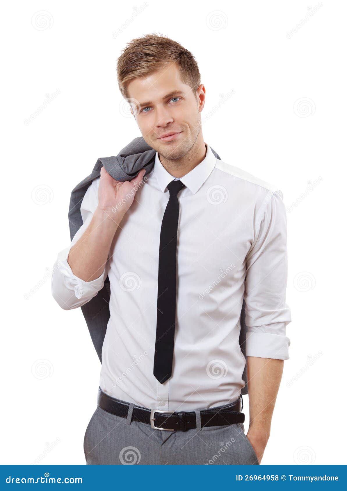 Handsome businessman stock photo. Image of formal, fresh - 26964958