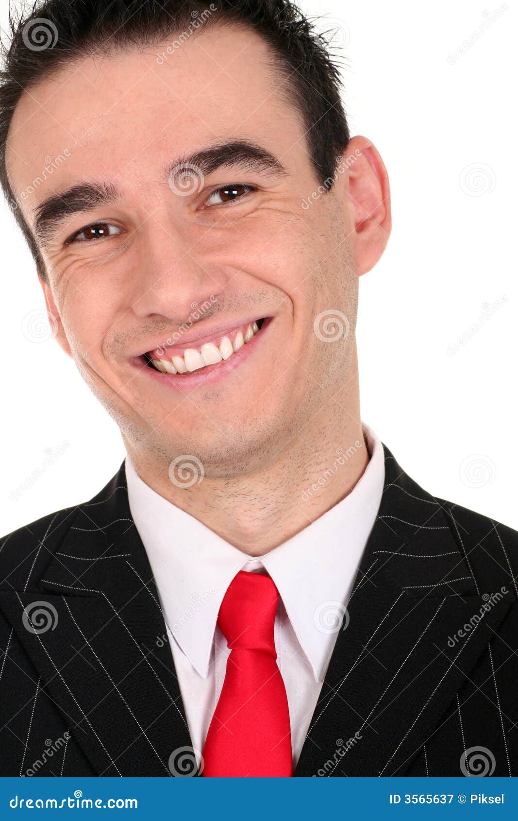 Handsome Businessman stock image. Image of male, happy - 3565637
