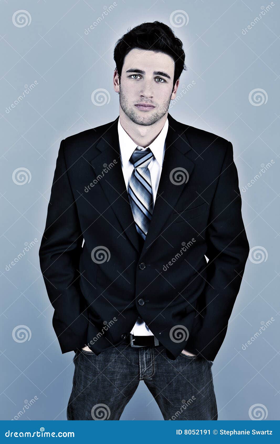 Handsome businessman stock image. Image of fresh, male - 8052191