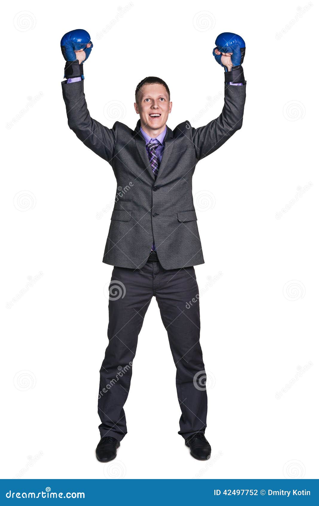 Handsome businessman stock photo. Image of power, cheering - 42497752