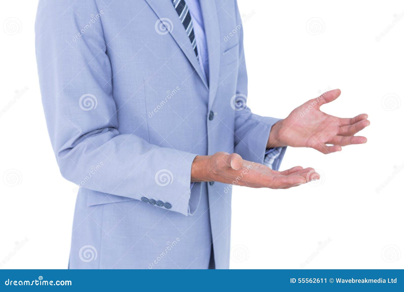 Handsome Businessman Gesturing with Hands Stock Image - Image of ...