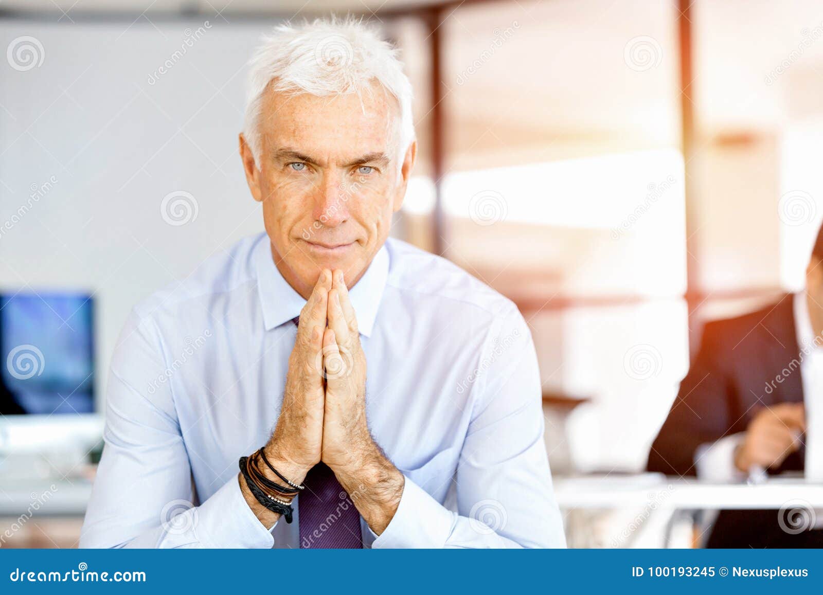 Businessman at the office stock image. Image of professional - 100193245