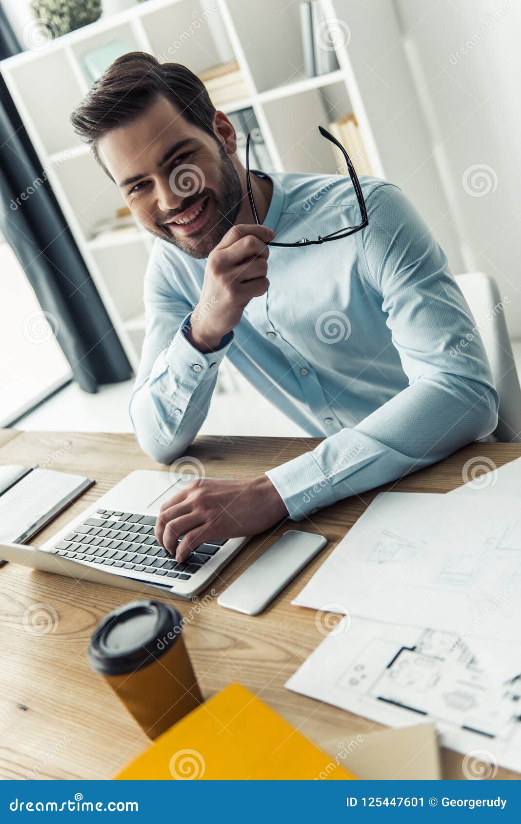 Handsome Businessman Working Stock Image - Image of executive ... Handsome Businessman Working Stock Image - Image of executive ...