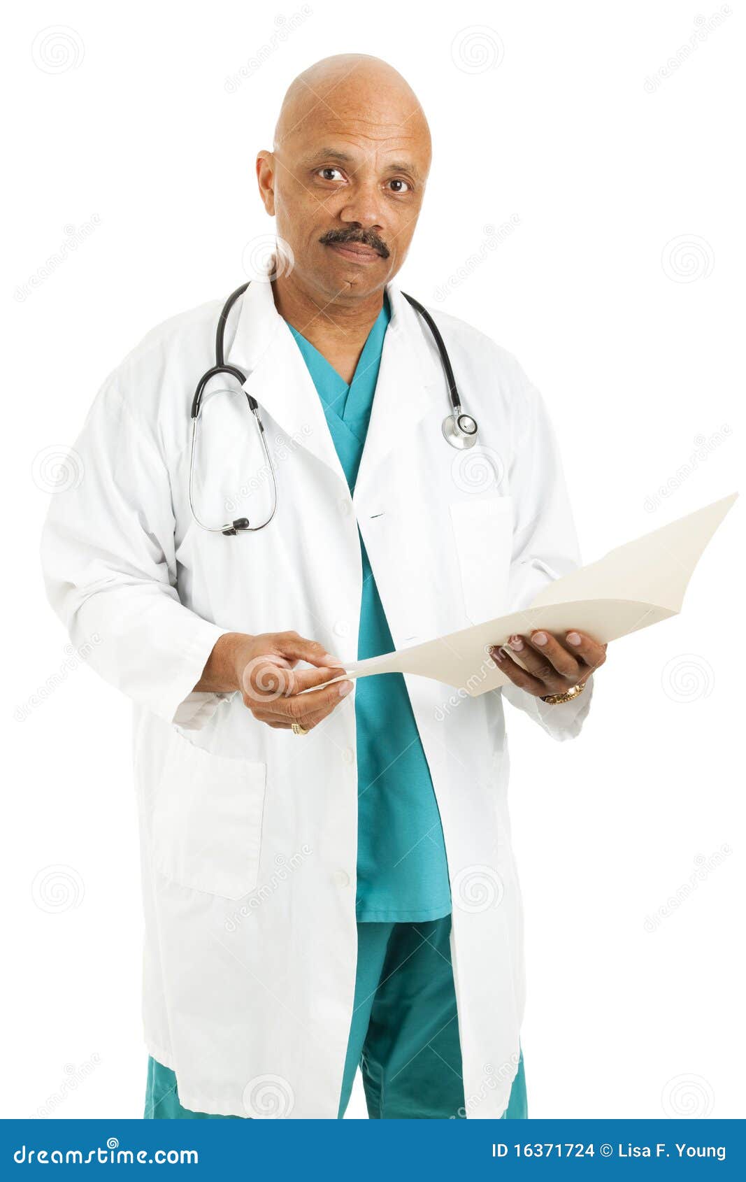 Handsome Caring Doctor stock photo. Image of looking - 16371724