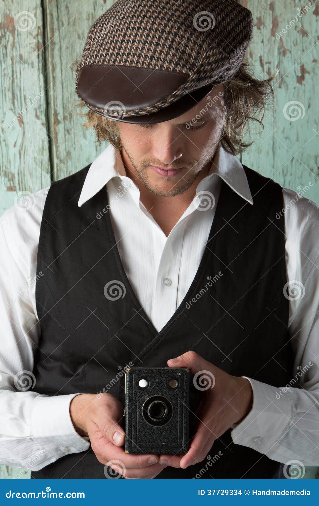 Handsome caucasian man stock photo. Image of hair, buttoned - 37729334