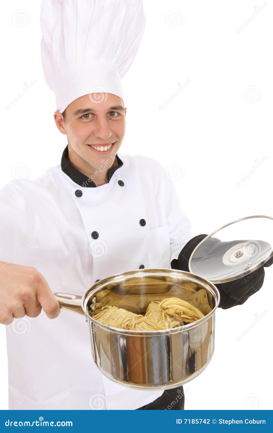 Handsome Chef Cooking stock photo. Image of healthy, busy - 7185742