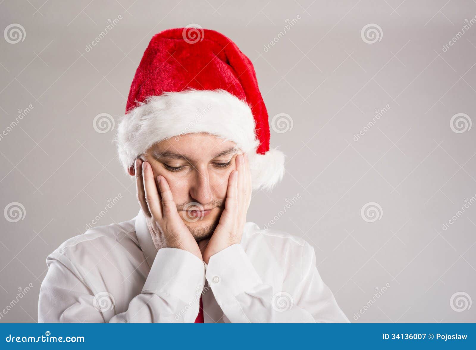 Handsome christmas man stock image. Image of sitting - 34136007