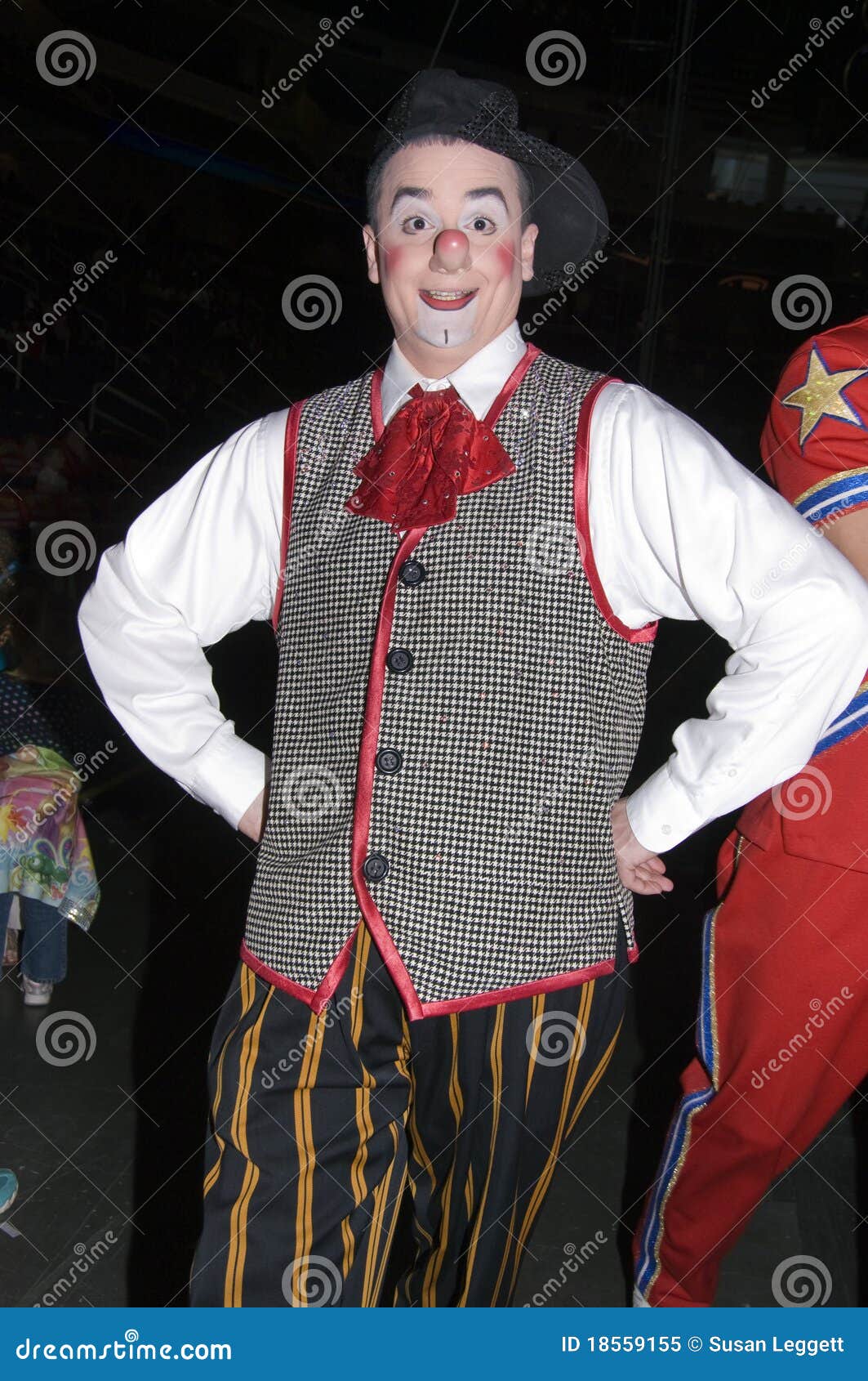 Handsome Clown At The Circus Editorial Photo | CartoonDealer.com #18559155