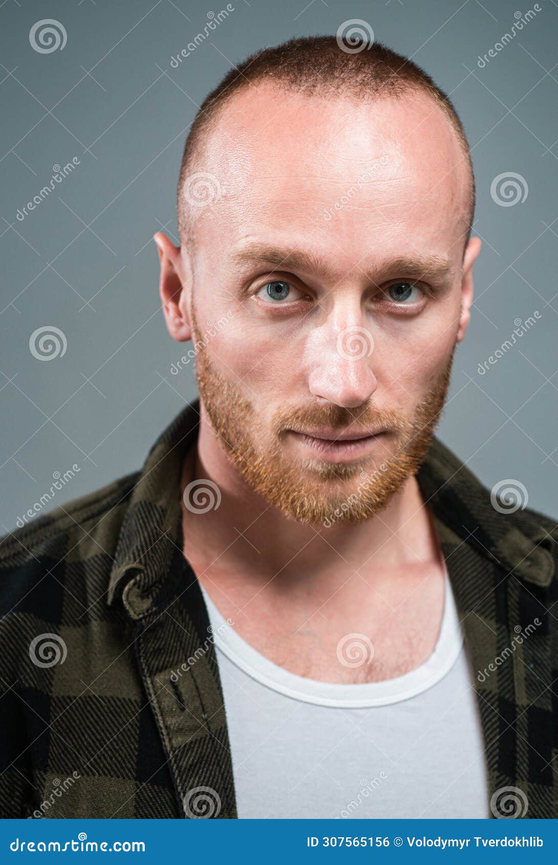 Handsome Confident Man. Serious Guy Posing in Studio. Stock Photo ...