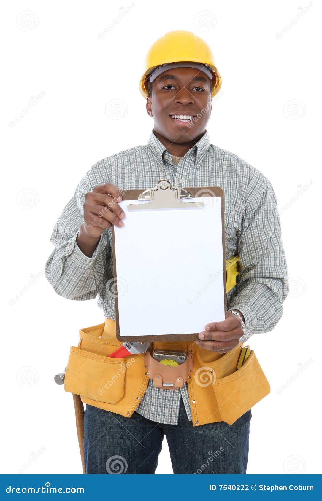 Handsome Construction Man stock photo. Image of development - 7540222