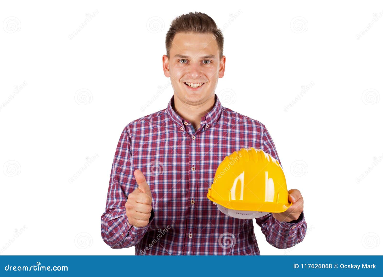 Handsome Construction Worker Stock Photo - Image of lifestyle ...