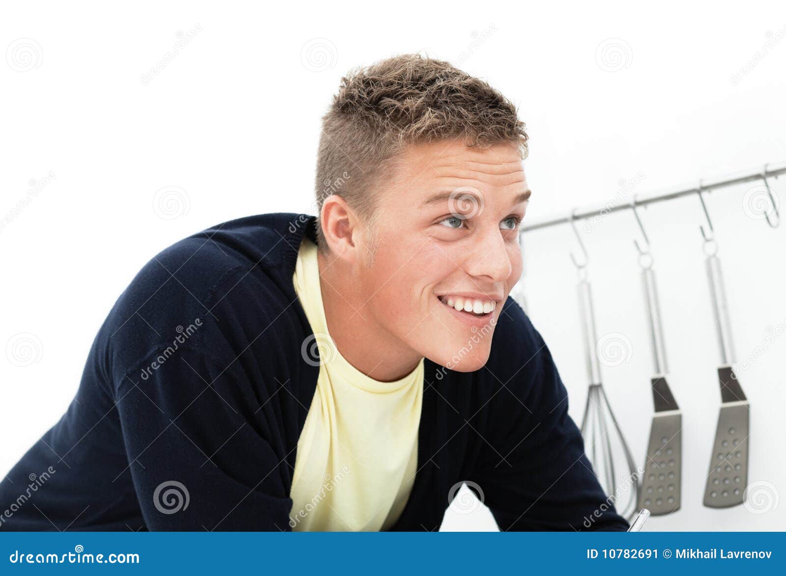 Handsome cook stock image. Image of stare, casual, blond - 10782691