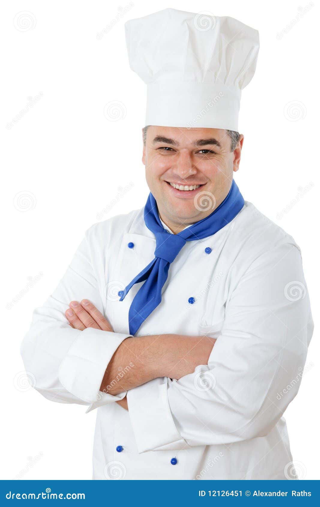 Handsome cook stock image. Image of career, portrait - 12126451