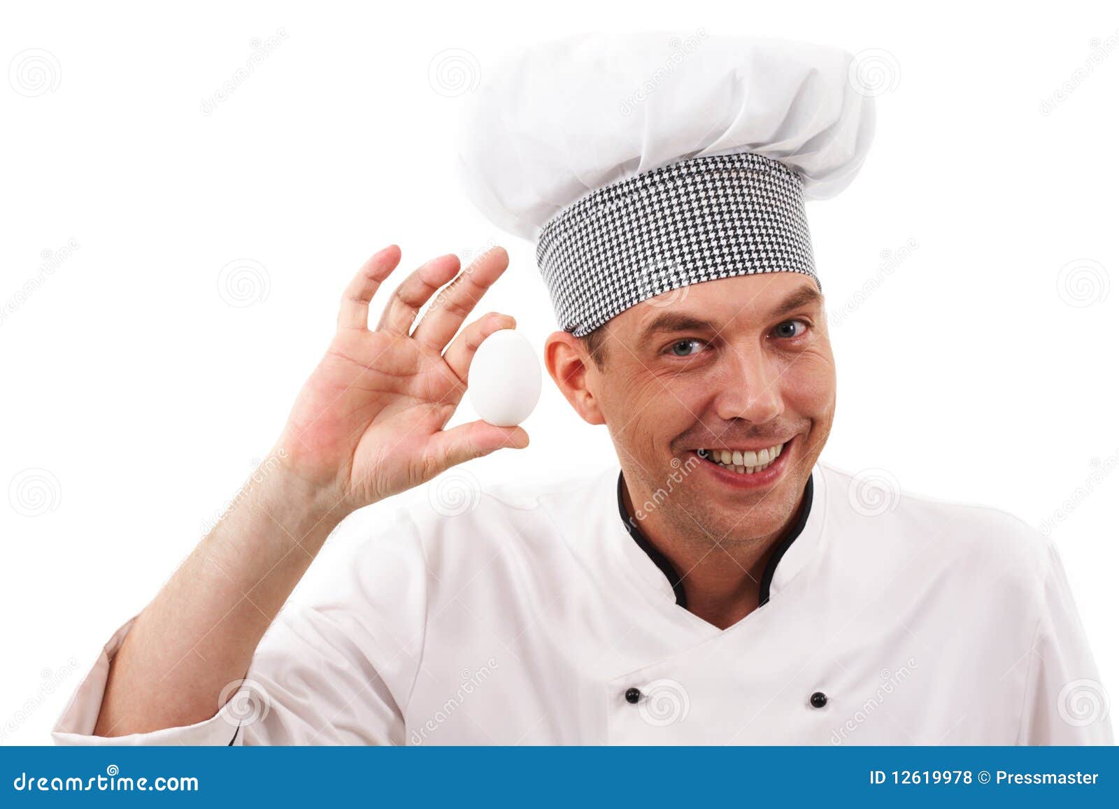 Handsome cook stock photo. Image of lunch, meal, isolated - 12619978