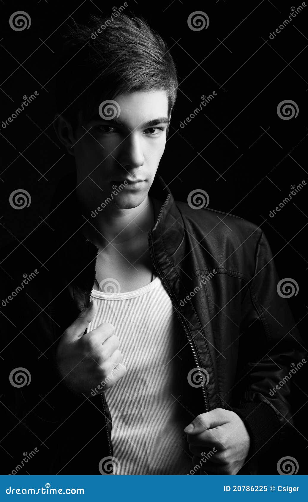 Handsome cool teen stock image. Image of outside, girl - 20786225