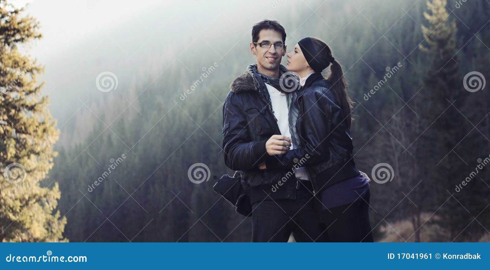 Handsome couple stock image. Image of couple, nature - 17041961