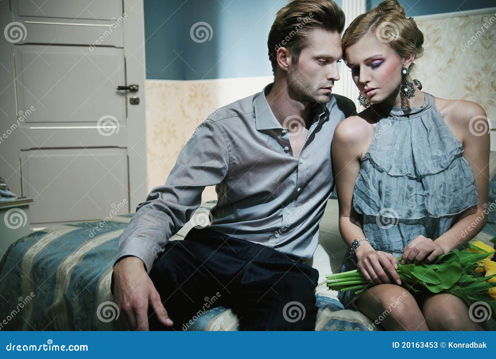 Handsome couple stock image. Image of person, love, elegance - 20163453