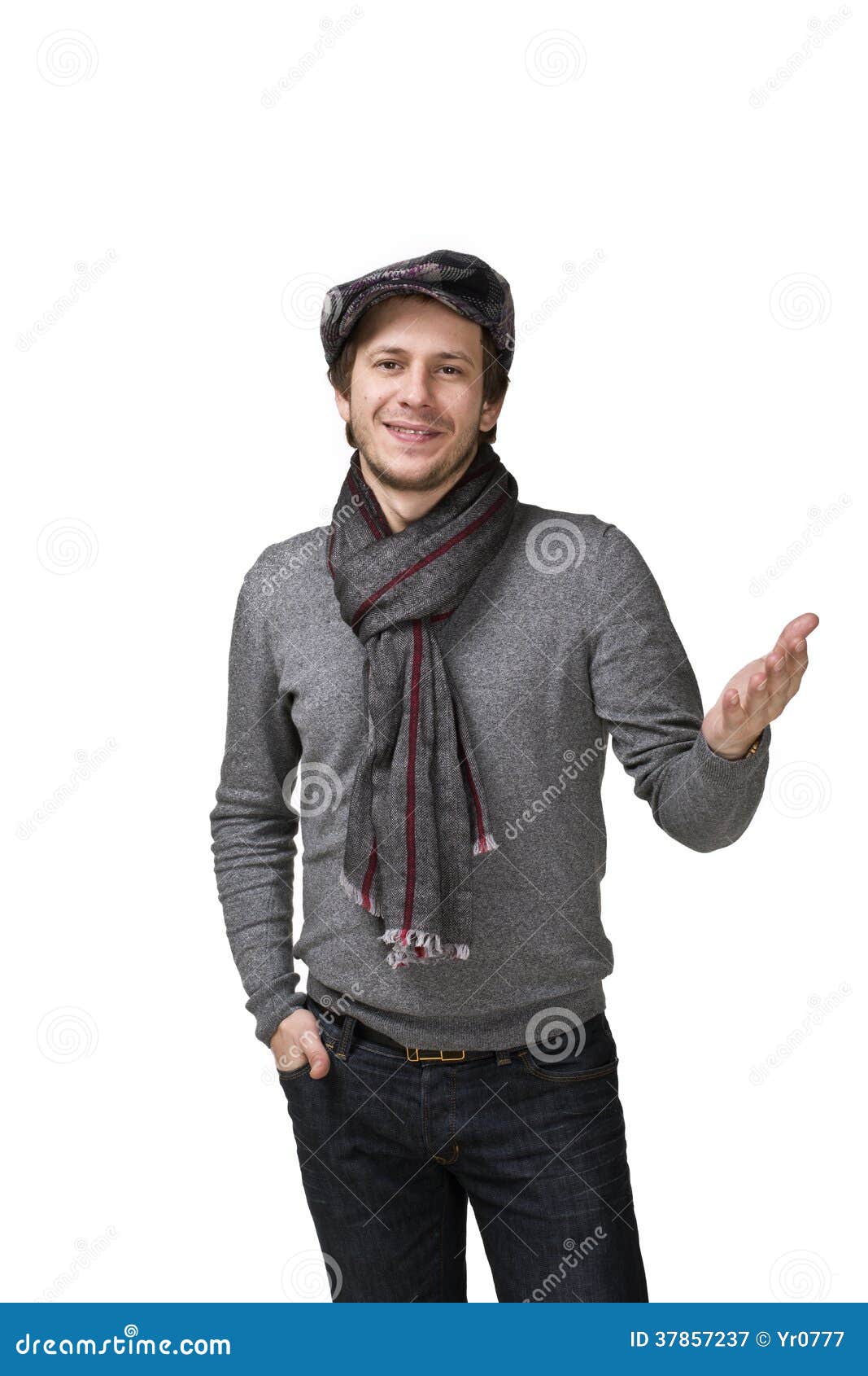 Handsome curious man stock image. Image of isolated, closeup - 37857237